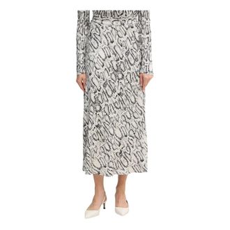 Marc Aurel Ausgestellter Rock - - Skirts - Damen - Wei&szlig; - L