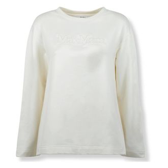 Max Mara Felpa Berma - Femme - Tops - Blanc - Taille: 38 FR