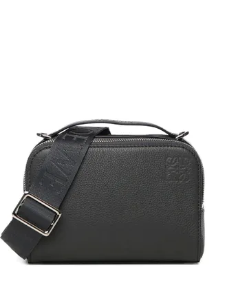 Loewe sacoche en cuir grain&eacute; - Gris