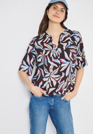 Cecil Druckbluse Sommerbluse mit floralem Muster