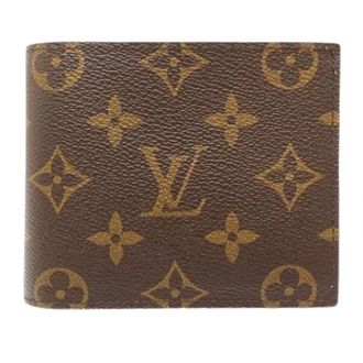 Louis Vuitton unisex, Pre-owned, Brun, Taille: ONE Size Portefeuille en toile Pre-owned
