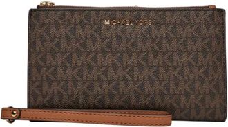 Michael Kors Femme, Sacs, Brun, Taille: ONE Size Jet Set Logo Smartphone Wallet