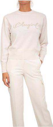 Blugirl Femme, Pulls, Blanc, Taille: 40 FR Maglieria Avorio