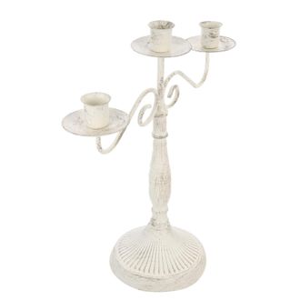 BESPORTBLE Mehrköpfiger Kandelaber Kerzenständer aus Eisen Antiker Metall Kerzenhalter für Zuhause und Büro Vintage Tischdeko für Halloween und Weihnachten