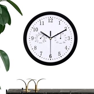 Generico Outdoor-Uhren f&uuml;r Terrasse, Alarm und Dekoration f&uuml;r Zuhause, wasserdichte mit Hygrometer f&uuml;r 3, Terrasse, Pool, und Garten