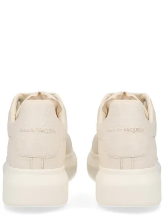 Alexander McQueen Oversize Shearling Sneaker - White