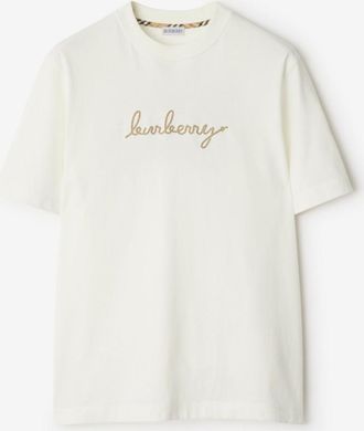 Burberry T-shirt en coton EKD Check