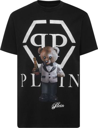 Philipp Plein T-Shirt Rundhalsausschnitt Ss Teddy