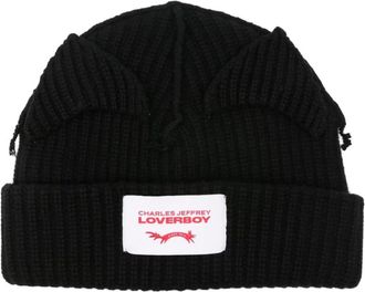 Charles Jeffrey Loverboy Loverboy by Charles Jeffrey, Homme, Accessoires, Noir, Taille: ONE Size Chapeau Noir Charles Jeffrey