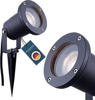 Globo Lighting Außenstrahler Teichlampe Gartenlampe Gartenbeleuchtung Teichleuchte Strahler Außenleuchte (Teichbeleuchtung, Wegelampe, Wegbeleuchtung, Erdspieß, Höhe