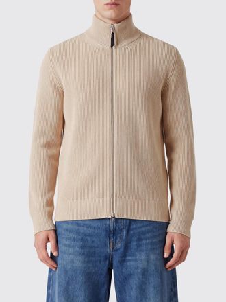 Maison Margiela Cardigan en laine avec col fran&ccedil;ais et zip &agrave; double sens