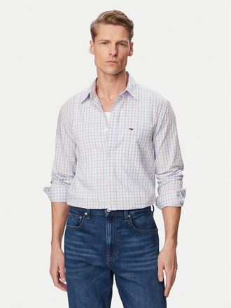 Tommy Jeans Hemd DM0DM22791 Hellblau Regular Fit