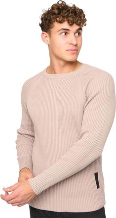 Crosshatch Kramtax Pullover f&uuml;r Herren Raglan&auml;rmel (Blaugr&uuml;n)