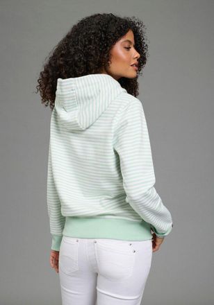 Kangaroos Kapuzensweatshirt casual Stil, mit Kapuze und Kordelzug, bequeme Passform, Langarm