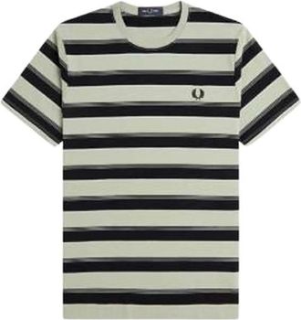 Fred Perry Homme, Tops, Multicolore, Taille: L T-Shirt manica corta