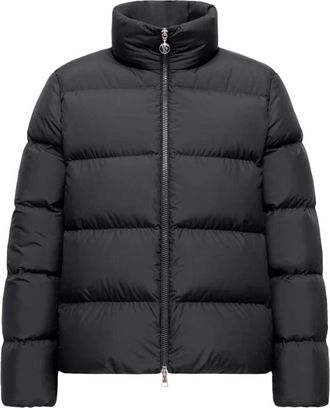 Moncler Kurze Daunenjacke mit lockerer Passform - - Jackets - Damen - Schwarzk - M
