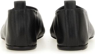 Dries Van Noten Leather Ballet Flat - Black