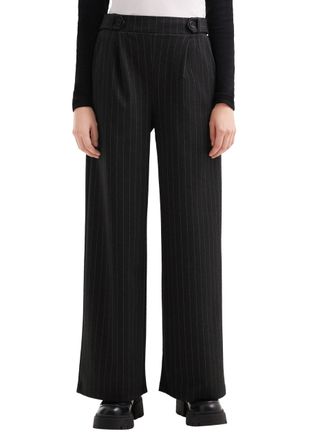QS by s.Oliver Wide Leg Pants aus Interlockjersey