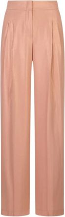 PESERICO Femme, Pantalons, Rose, Taille: 36 FR Pantalon Large Pliss&eacute;