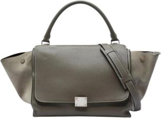 Celine Sac Trapeze Pre-owned - Femme - Pre-owned - Brun - Taille: ONE Size