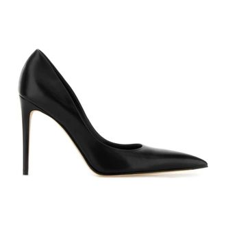 Alexander McQueen Pumps mit spitzer Zehenpartie und hohem Absatz aus Leder - - Shoes - Damen - Schwarzk - 39 EU