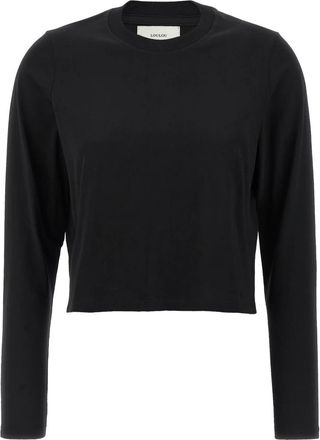 Loulou Studio Femme, Tops, Noir, Taille: 42 FR Masal Long Sleeve T-shirt