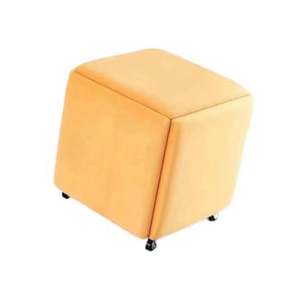 Generic 5-in-1 stapelbarer osmanischer W&uuml;rfelstuhl, stapelbares Kombinationshocker-Set, leicht und einfach zu verstauen, for den Innen- und Au&szlig;enbereich(Color