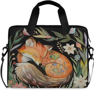 Alaza Sac pour ordinateur portable de 40,6 &agrave; 15,6 avec motif dragon Rocky Moon - Pour homme et femme, &eacute;tudiant, travail, voyage, Fox I23244, Taille unique