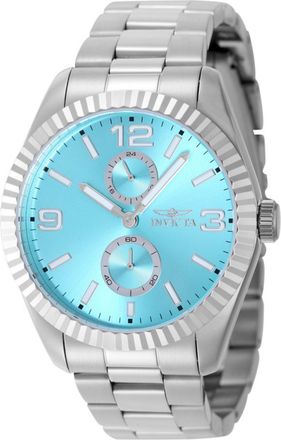 Invicta Specialty 49522 Herrenuhr - Quarzwerk - Edelstahl mit blauem Zifferblatt - 43 mm