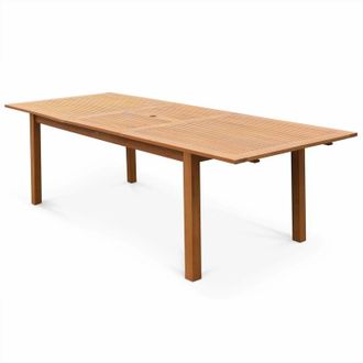 Sweeek Holz Gartentisch 180-240 cm - Almeria