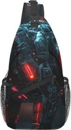 Generic An Angry Sac &agrave; bandouli&egrave;re m&eacute;canique en forme de chien Sac &agrave; bandouli&egrave;re de voyage Sac &agrave; dos &agrave; bandouli&egrave;re pour homme Sac &agrave; dos de randonn&eacute;e