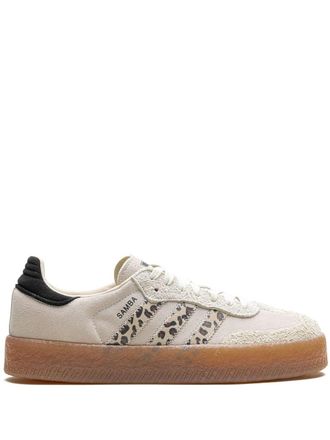 adidas baskets Sambae Leopard Off White - Tons neutres