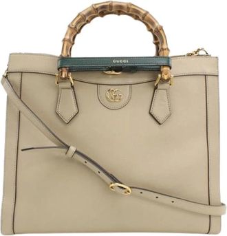 Gucci Sac cabas Pre-owned - Femme - Pre-owned - Beige - Taille: ONE Size