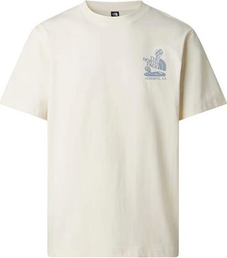 The North Face Homme, Sport, Blanc, Taille: S Stones Relaxed Short-Sleeve Tee