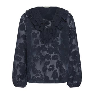 Part Two Bluse - - Blouses & Shirts - Damen - Blau - M