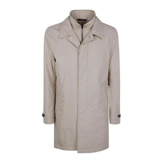 Fay Homme, Manteaux, Beige, Taille: XL Long Trench Coat