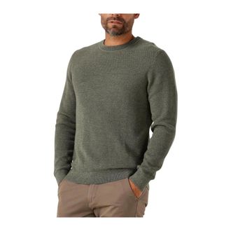 Selected Gr&uuml;ner Strick-Crew-Neck-Pullover - - Knitwear - Herren - Gr&uuml;n - XL