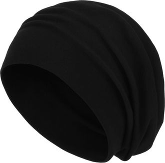 style3 Slouch Beanie aus atmungsaktivem, feinem und leichten Jersey Unisex M&uuml;tze Haube Bini Einheitsgr&ouml;&szlig;e