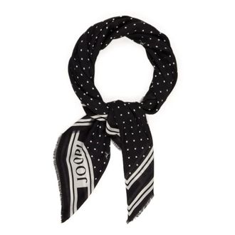 Joop unisex, Accessoires, Noir, Taille: ONE Size Contrast Dot Scarf