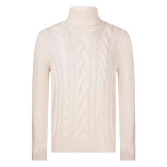 Gran Sasso Ciclista Rollkragenpullover - - Knitwear - Herren - Beige - M