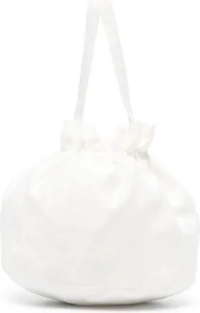 Il Gufo Linen-Polyamide Blend Clutch - White