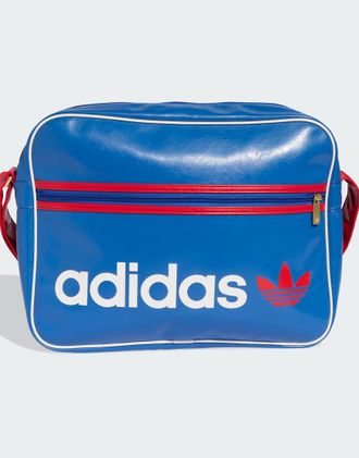 adidas Originals Og Airliner - Pilotentasche in Blau / Better Scarlet