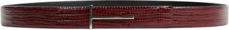Tom Ford Homme, Accessoires, Rouge, Taille: 85 CM Slim T Belt