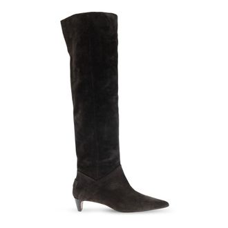 AllSaints Wildleder-Stiefel Ortega mit Absatz - - Shoes - Damen - Braun - 37 EU