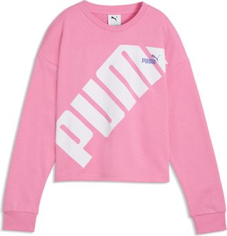 Puma Sweat &agrave; col rond PUMA POWER Femme, V&ecirc;tements, Rose, XL