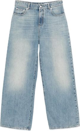 Alexander McQueen wide-leg jeans - Blau
