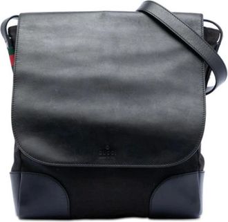 Gucci unisex, Pre-owned, Noir, Taille: ONE Size Sac bandouli&egrave;re en toile Pre-owned