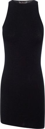 Cortana Femme, Tops, Bleu, Taille: 36 FR Top en maille c&ocirc;tel&eacute;e &agrave; encolure bateau et ourlet asym&eacute;trique