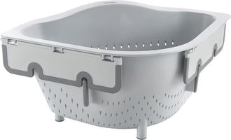 Metaltex 185023000 Drain On Ecksieb Kunststoff, grau