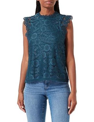 Pieces Pcolline Sl Lace Top Noos Bc Femme Top